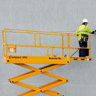 Haulotte Compact 10N 26FT Narrow Electric Scissor – Nash Plant Group