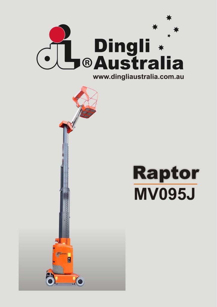 Dingli MV095J Raptor 36ft Manlift – Nash Plant Group